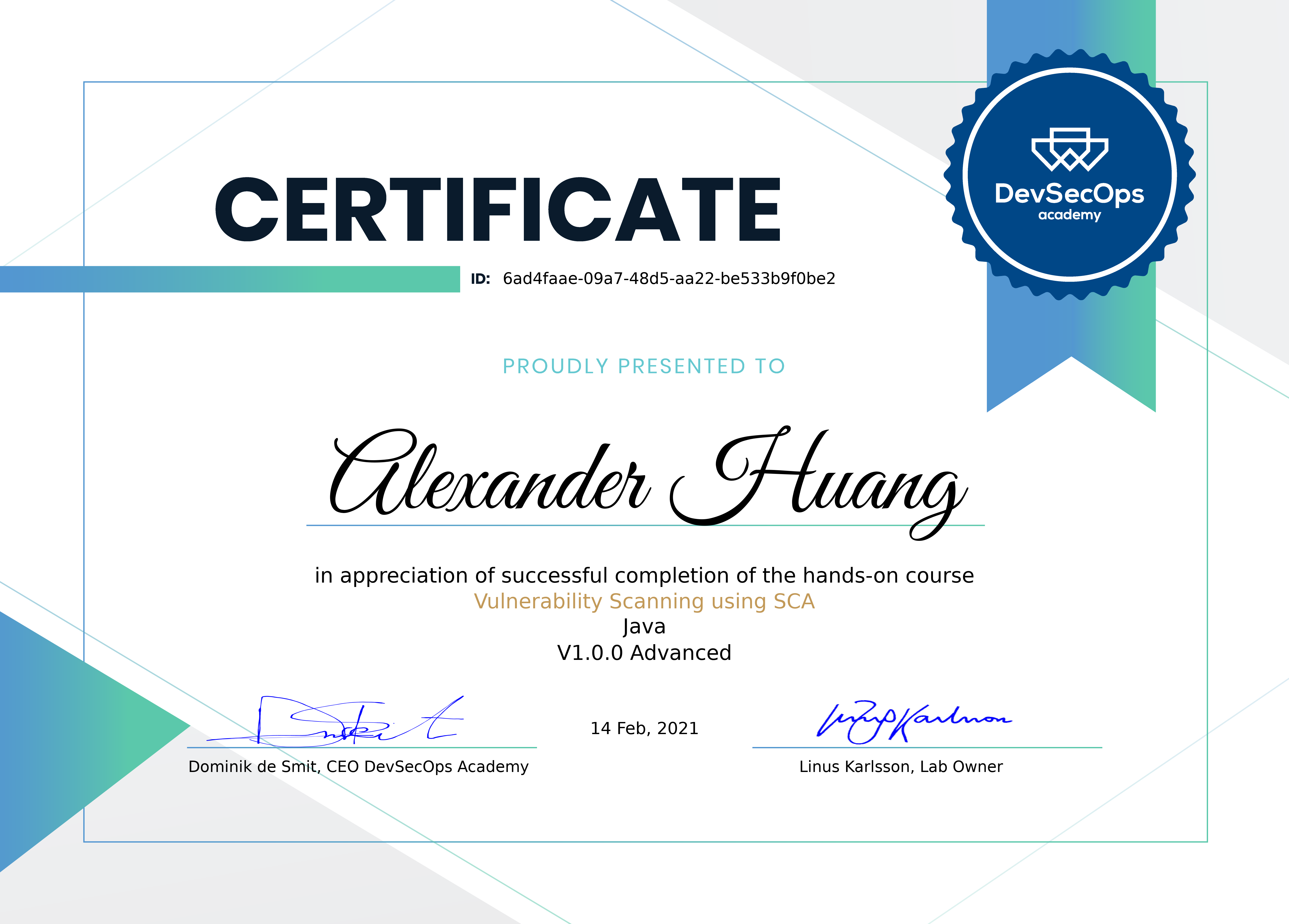 Alexander Huang – Deep Machine Learning Engineer at Zenseact | Sensor ...